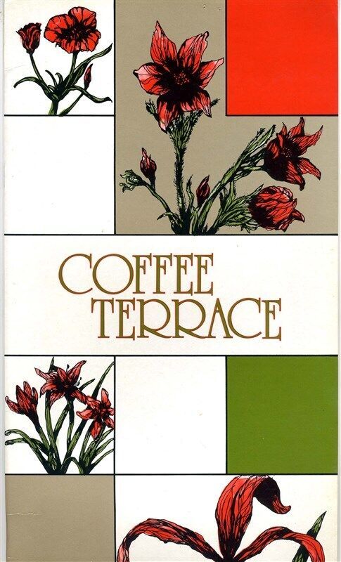Coffee Terrace Menu Hyatt Regency Hong Kong China 1982 Spanish French ...