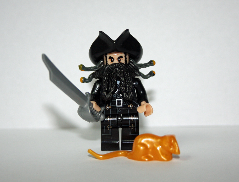 Blackbeard Edward Teach Pirates Of The Caribbean Minifigure Packs ...