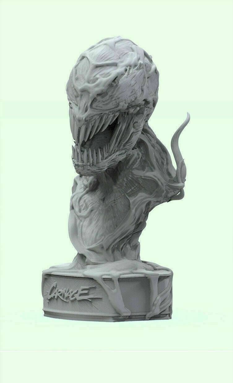 260mm BUST 3D Print Superhero Model Kit Venom Unpainted - Figures
