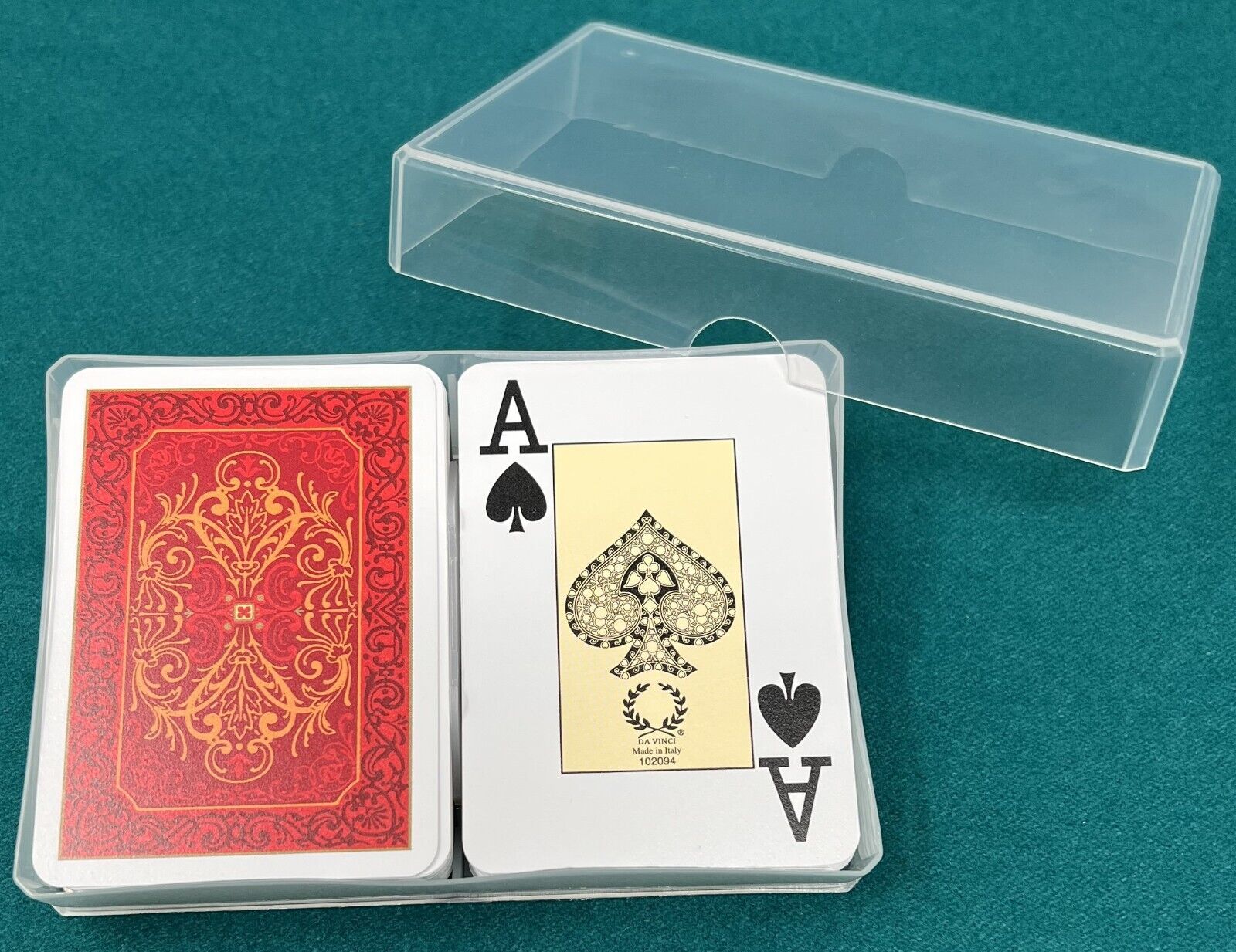 Discounted DA VINCI Persiano 100% Plastic Playing Cards, Poker Size ...