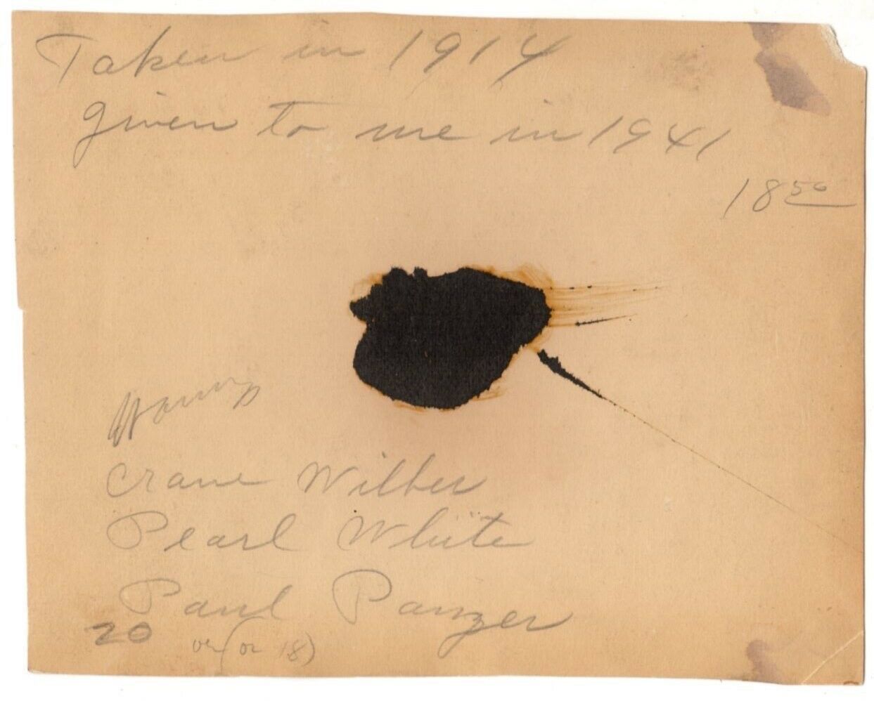 THE PERILS OF PAULINE 1914 Pearl White, Crane Wilbur & INSCRIBED BY ...