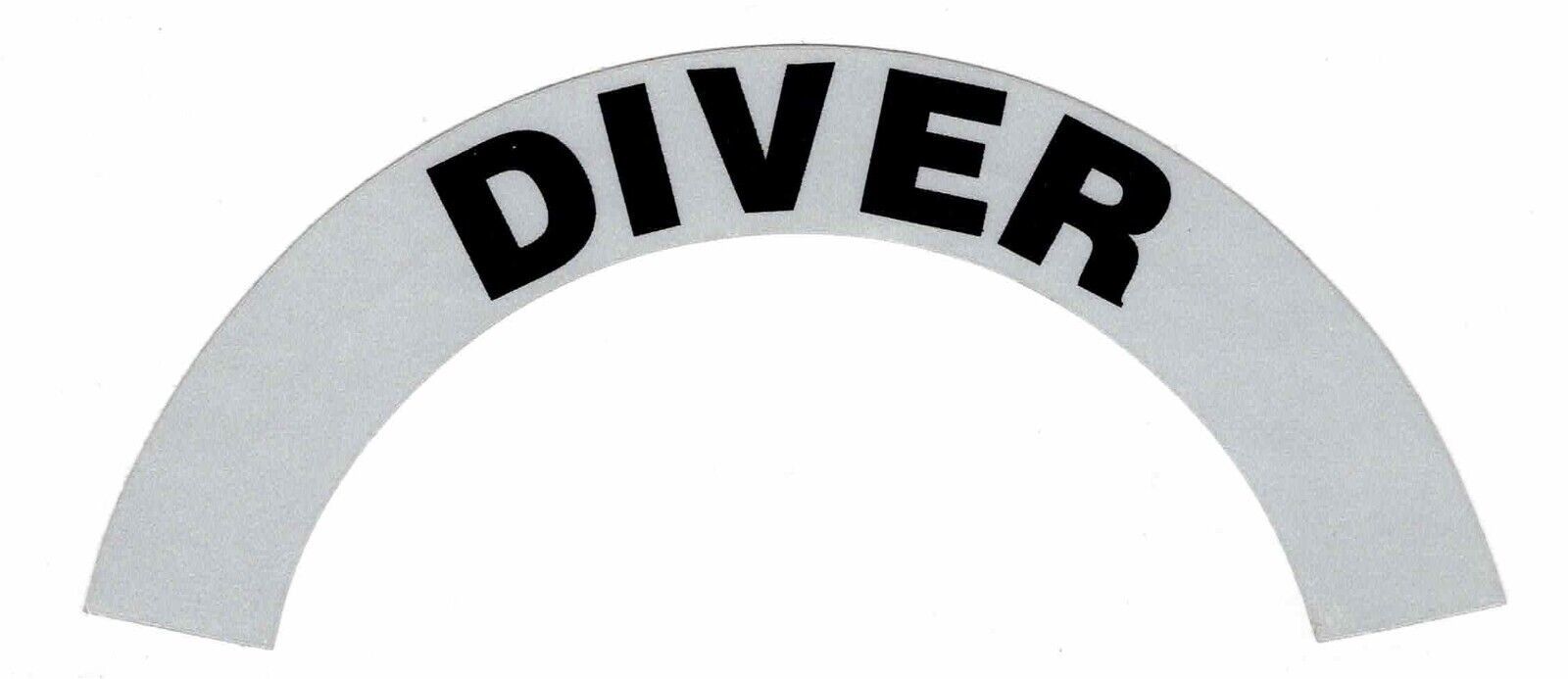 DIVER - Highly Reflective FIRE HELMET CRESCENT DECALS - A PAIR ...