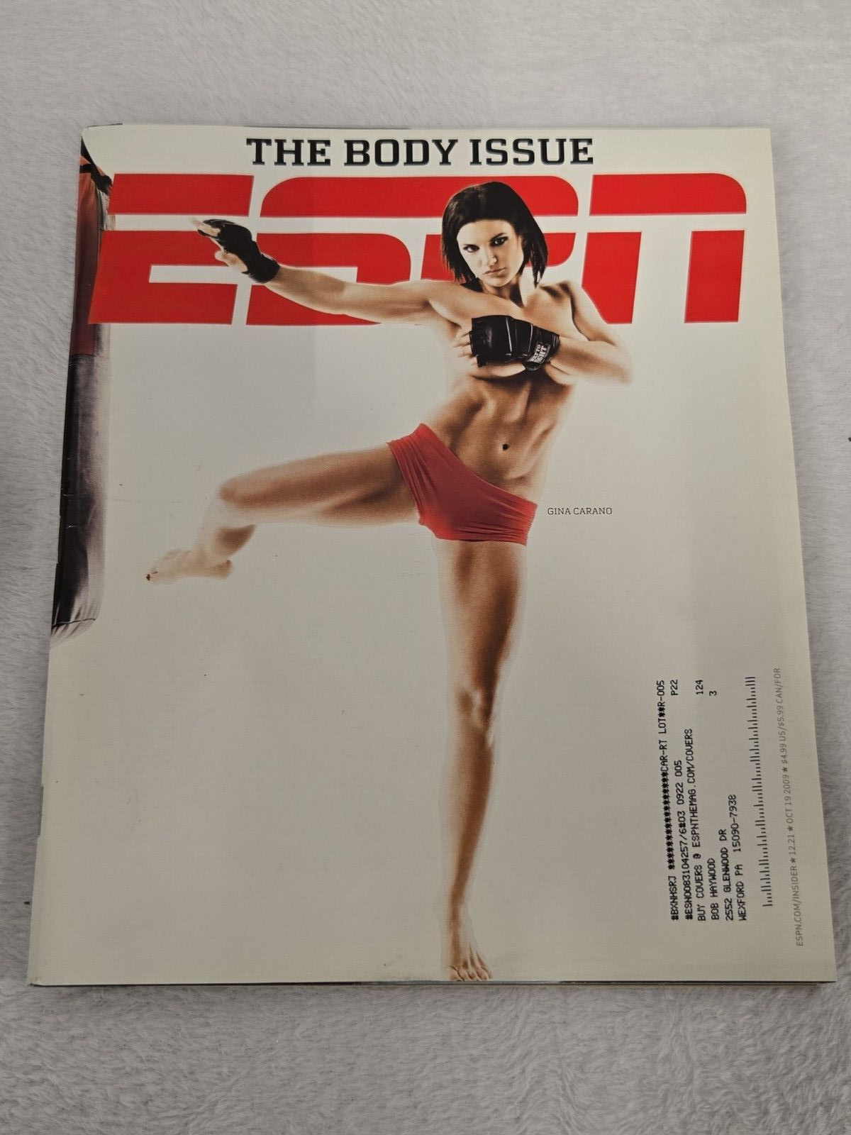 2009 ESPN Magazine Body Issue Gina Carano - Magazines