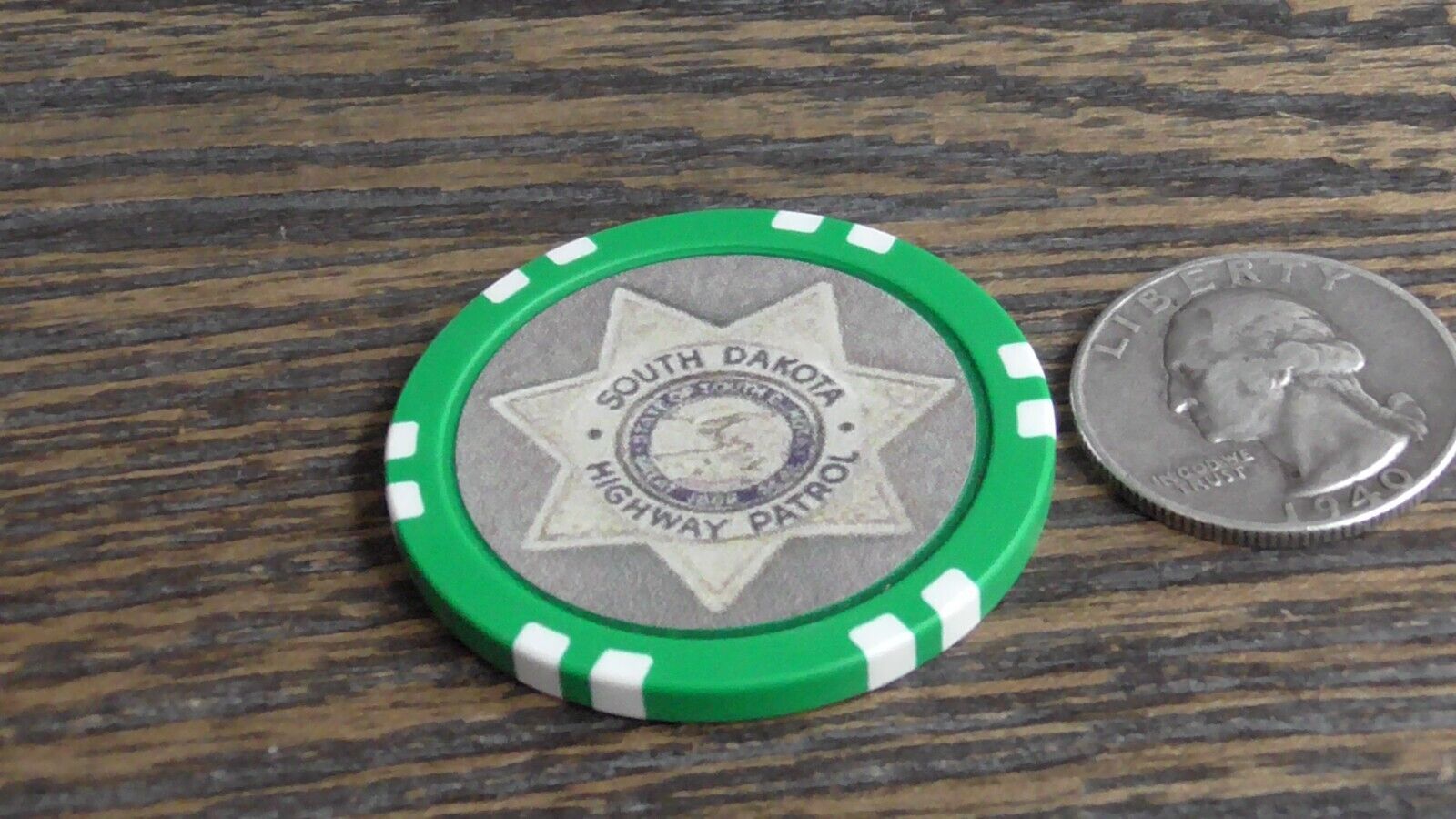 South Dakota Highway Patrol Ceramic Challenge Coin #164X - Challenge Coins