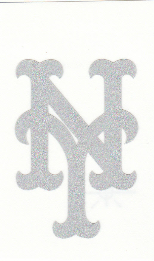 REFLECTIVE New York Mets 2 inch fire helmet decal sticker RTIC window ...