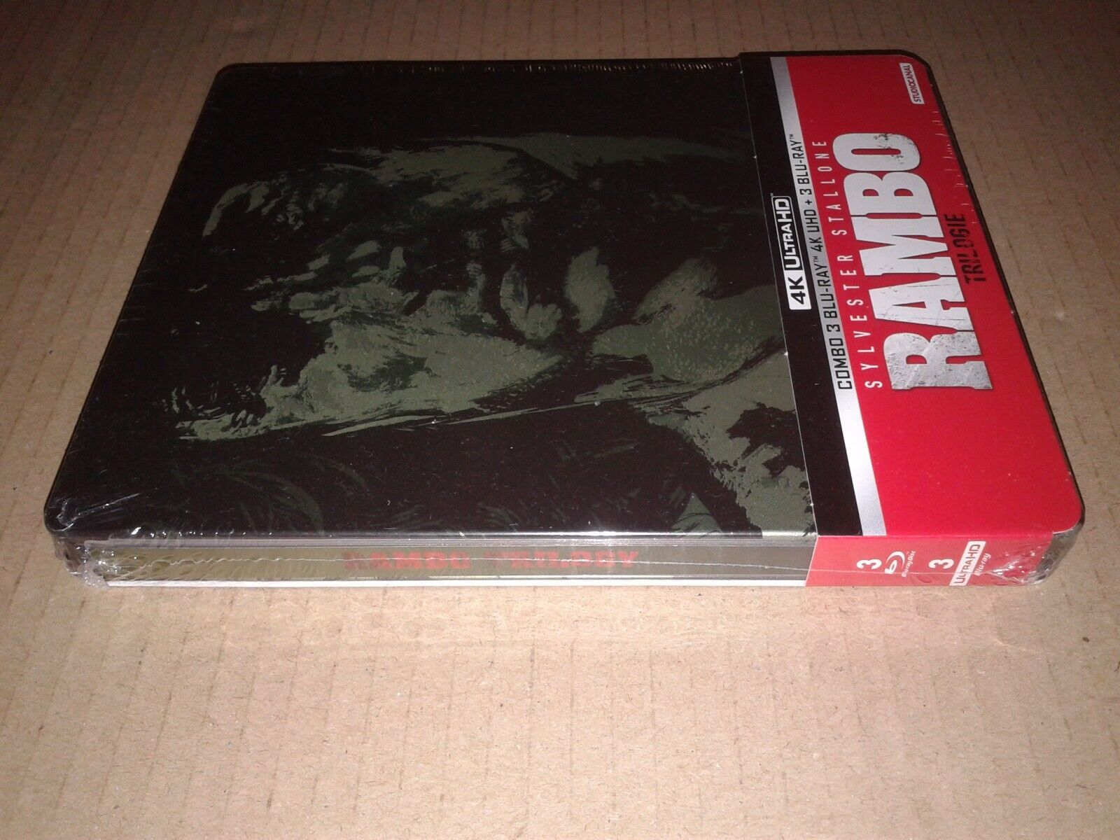 Rambo Trilogy 4K UHD + 2D Blu-ray Steelbook (First Blood Part II, III ...