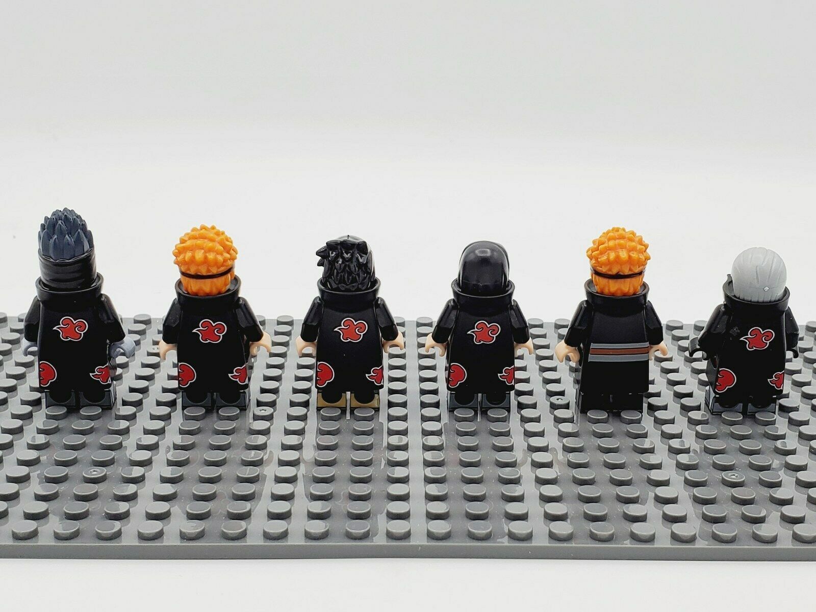 6pcs/set Naruto Shippuden Akatsuki Pain Itachi Kisame Hidan Custom ...