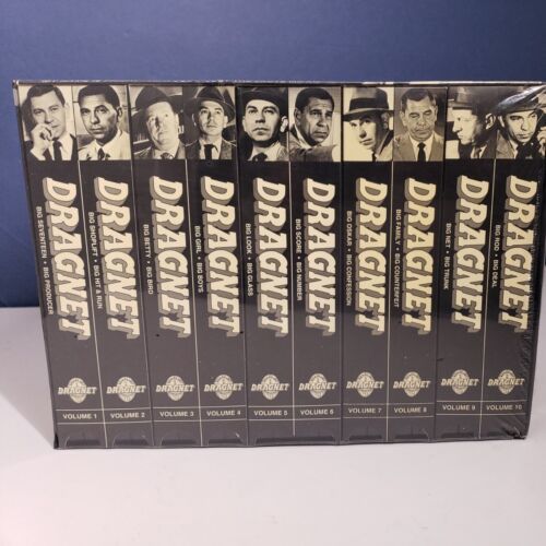 Dragnet The Collectors Edition 20 Episodes VHS Jack Webb 1993 Factory ...