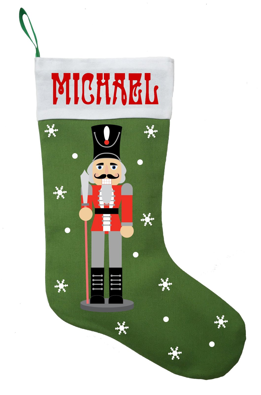 Nutcracker Christmas Stocking - Personalized and Hand Made Nutcracker ...