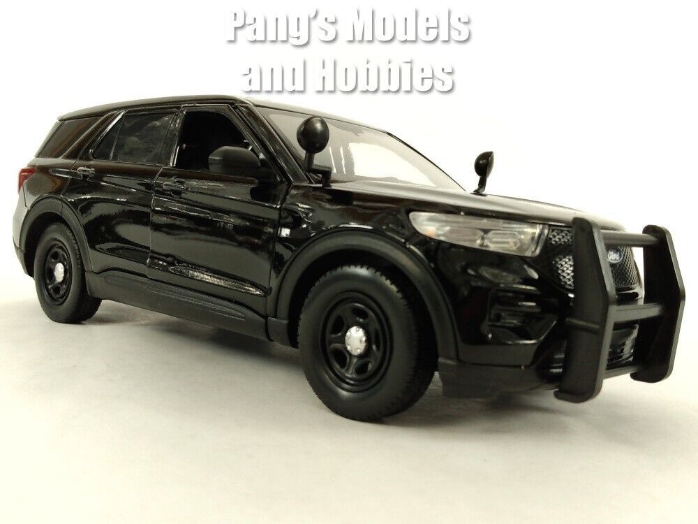 2022 Ford Explorer Police Interceptor SUV - BLACK - 1/24 Scale Diecast ...