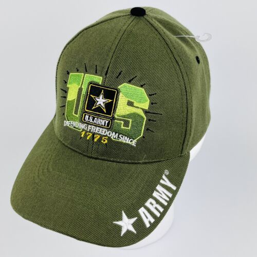 US Army Baseball hat Cap Adjustable "Defending Freedom Since 1775 ...