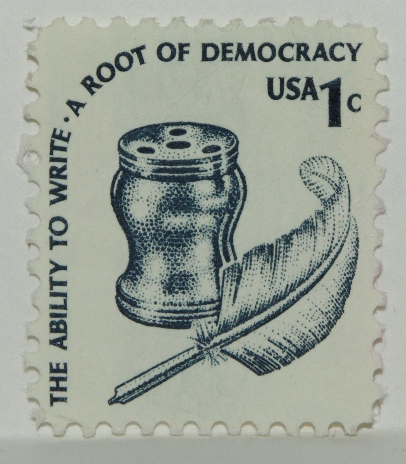 VINTAGE STAMPS AMERICAN AMERICA USA STATES 1 CENT ROOT DEMOCRACY STAMP ...