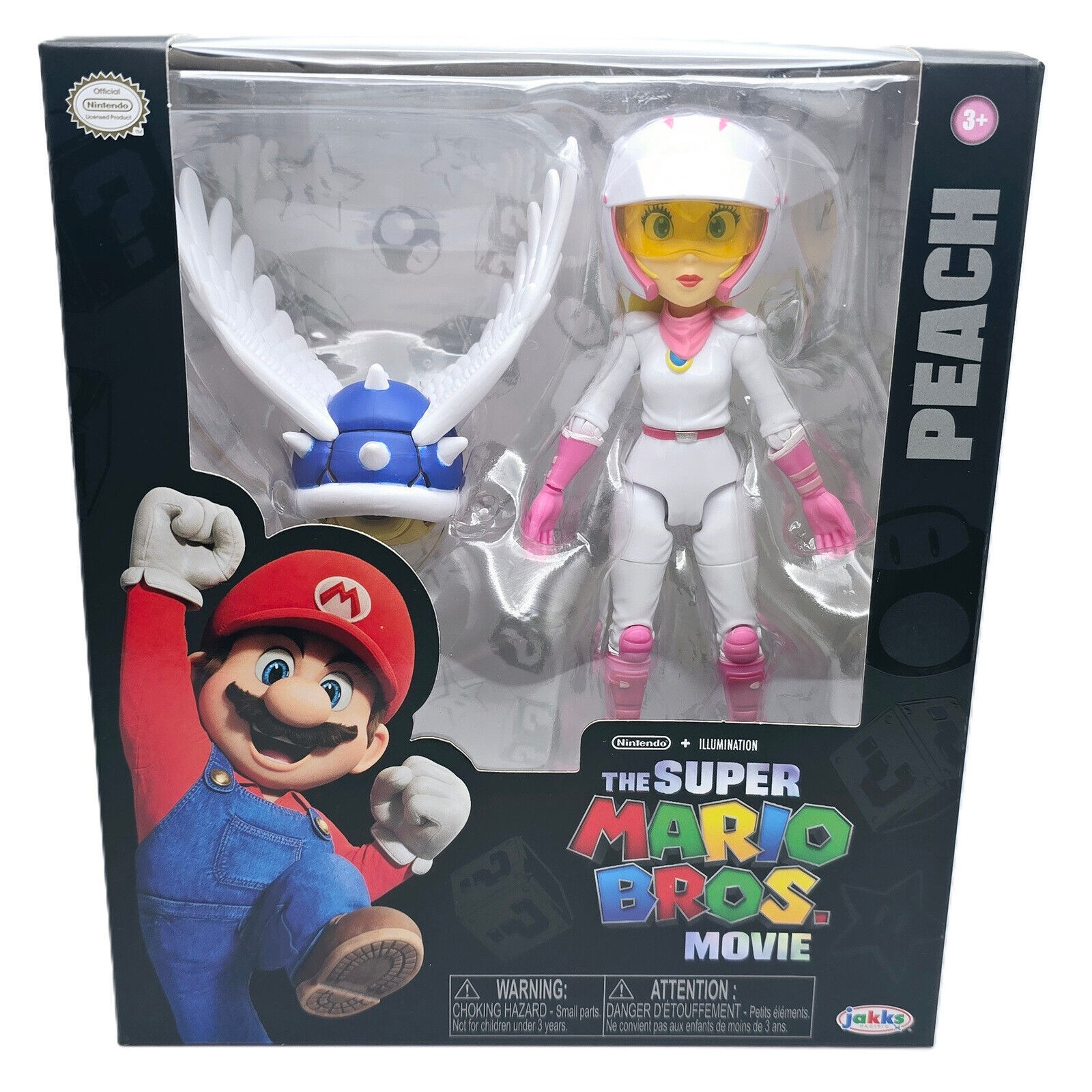 The Super Mario Bros Movie 5” Biker Peach Action Figure Toy Nintendo Wave 2 - Action Figures