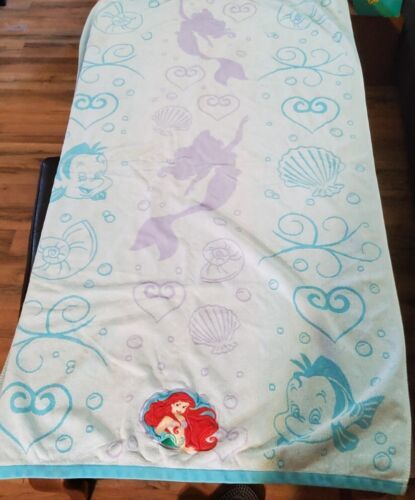 Disney Exclusive The Little Mermaid Ariel Embroidered Beach Towel 33 ...