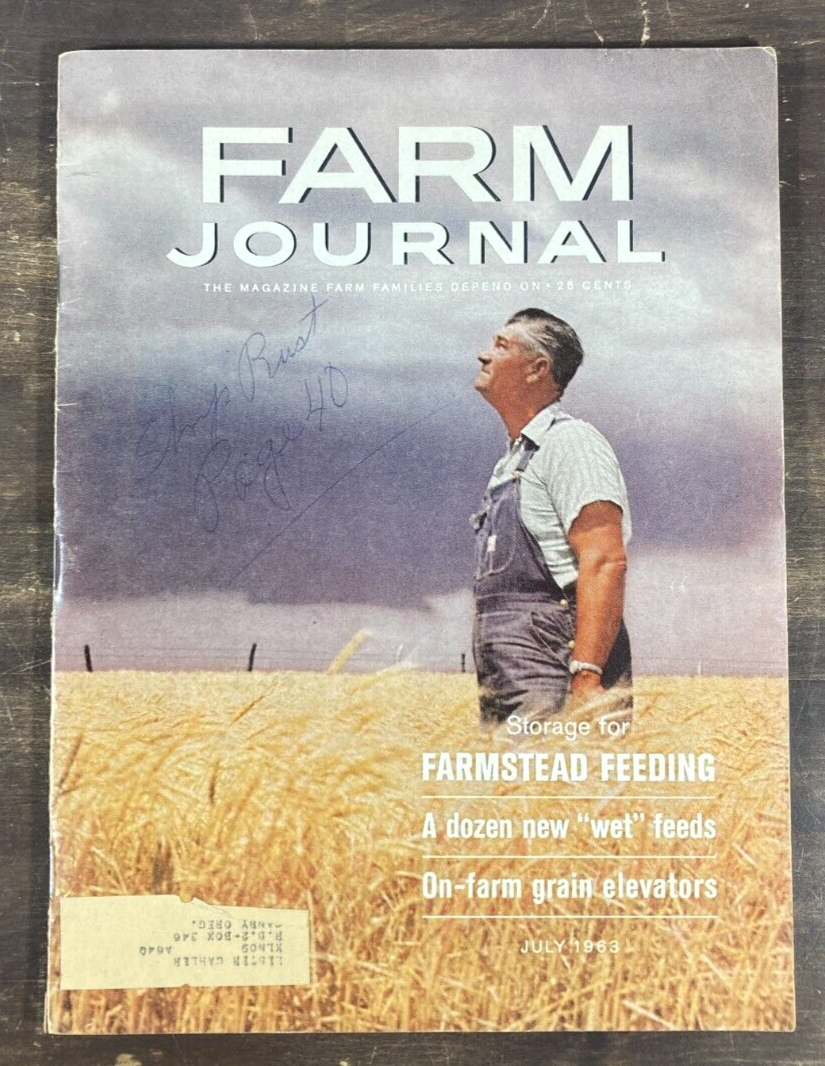 Farm Journal Magazine July 1963 Vintage Ford Tractor & Truck Ads ...