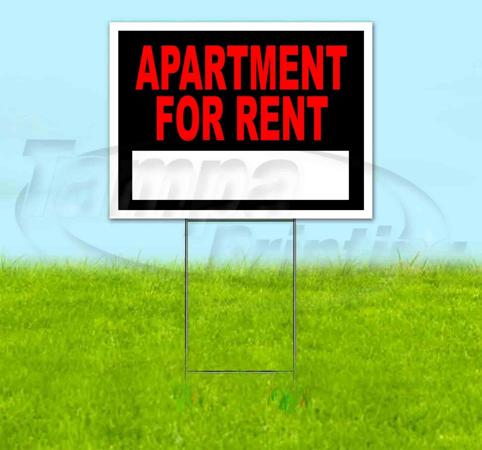 APARTMENT FOR RENT 18x24 Yard Sign Corrugated Plastic Bandit Lawn ...