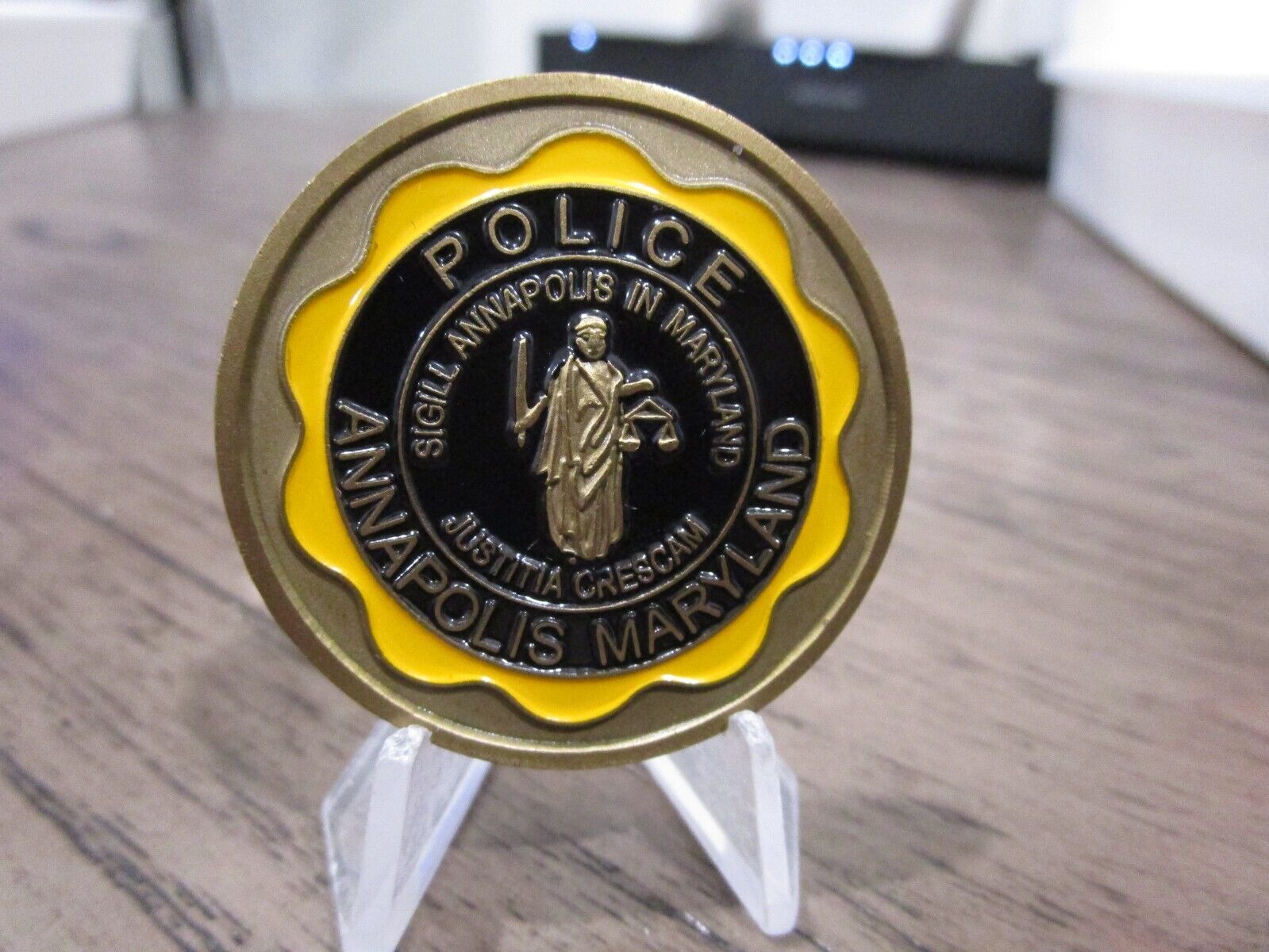 Annapolis Maryland Police Department Challenge Coin #931Q - Challenge Coins