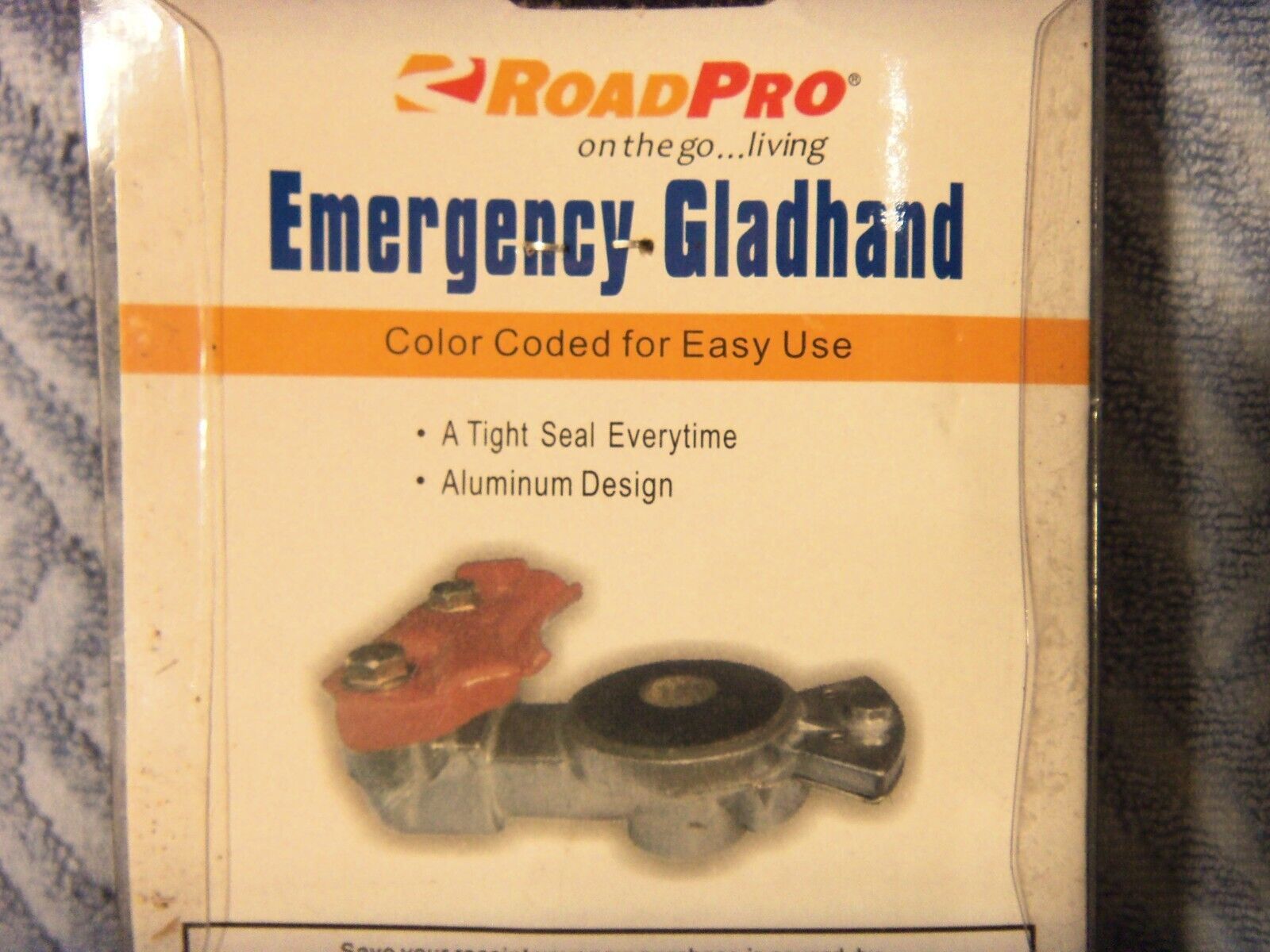 ROAD PRO EMERGENCY GLADHAND COLOR CODED RED ALUMINUM DESIGN / TIGHT ...