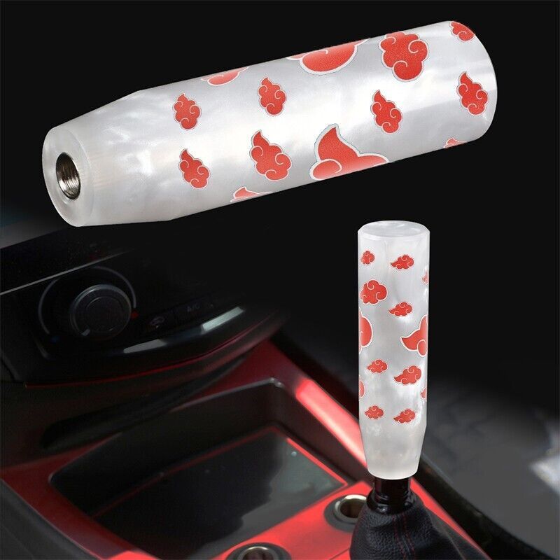 JDM Cloud Pearl White Long Stick Manual Car Racing Gear Shift Knob ...
