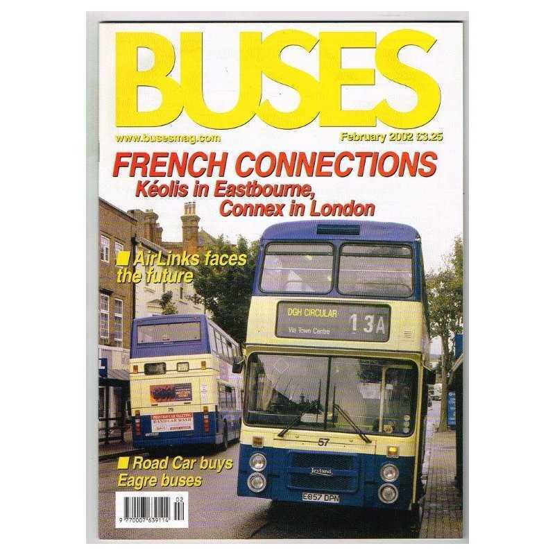 Buses Magazine February 2002 mbox3503/g French Connections - Magazines