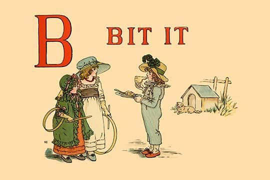 B Bit It 20 x 30 Poster - Home Décor