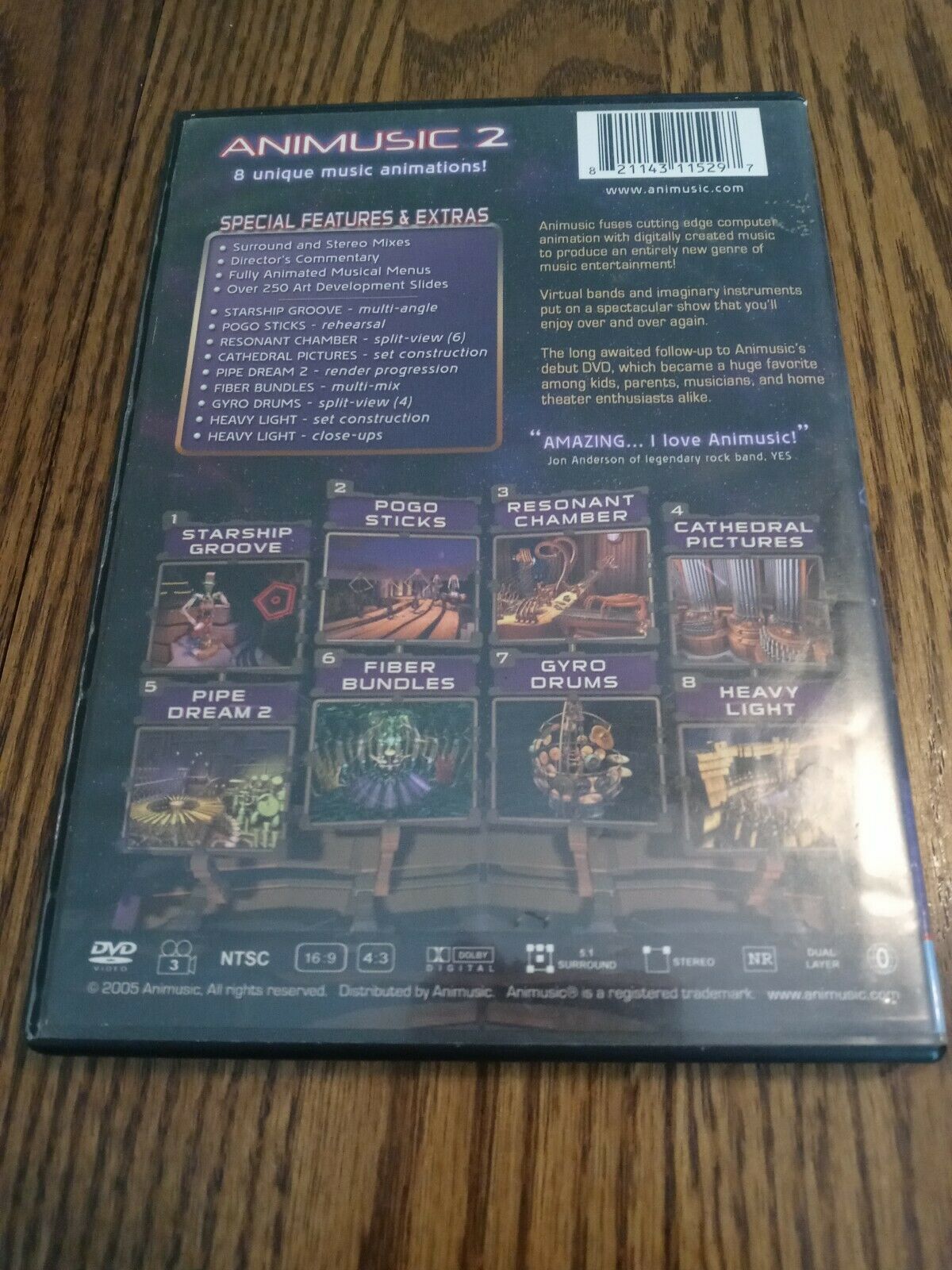 Animusic 2 A New Computer Animation Video Album DVD 8 Unique Music Animations NR - DVDs & Blu ...