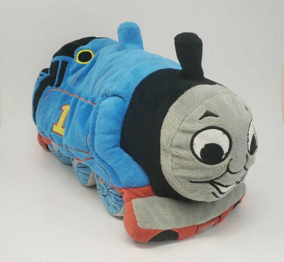 15" THOMAS THE TANK ENGINE TRAIN MICROBEAD PILLOW STUFFED ANIMAL PLUSH ...
