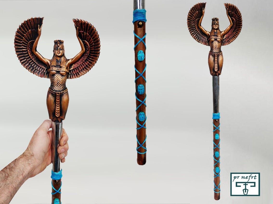 ISIS scepter. The goddess isis. An innovative and rare scepter ...