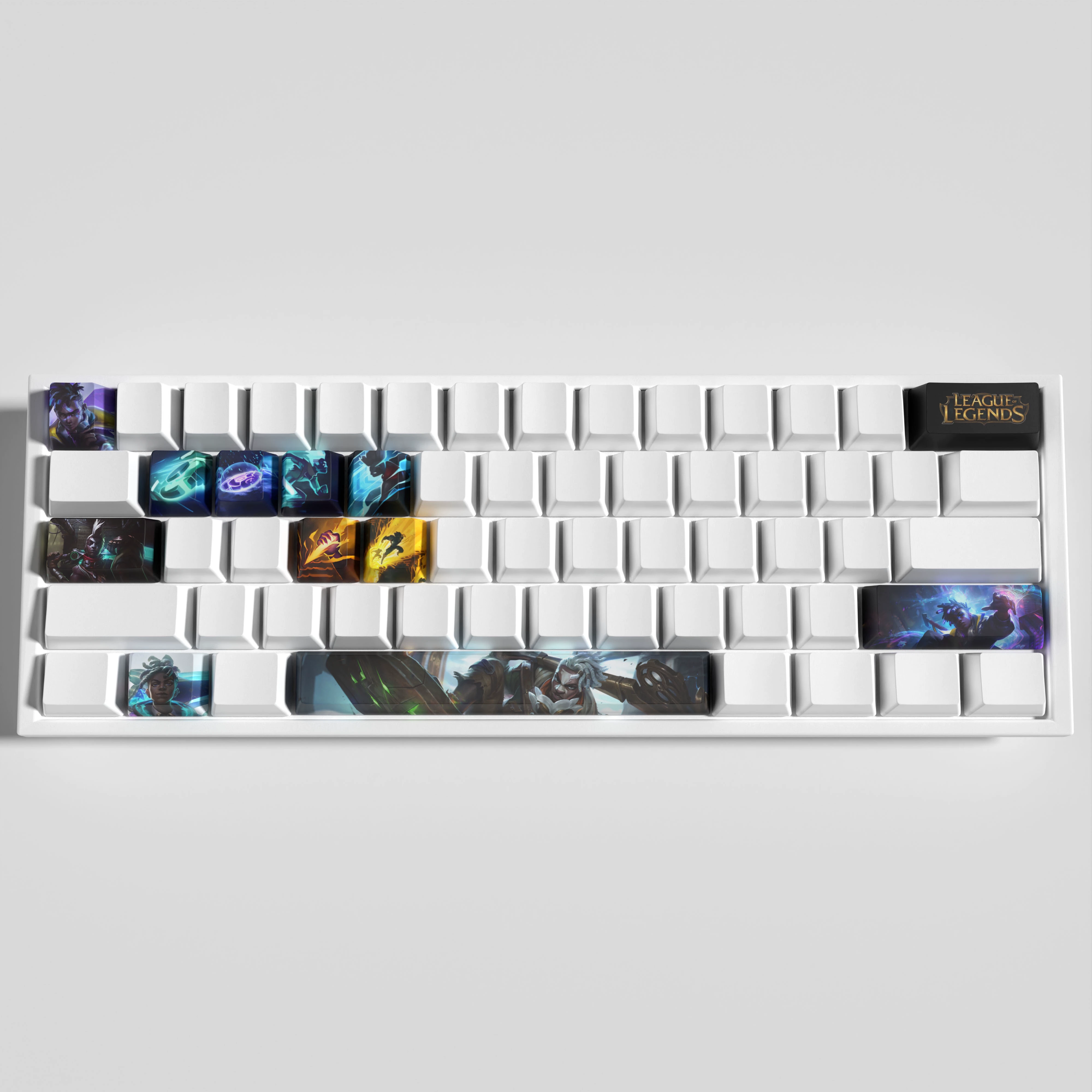 League of Legends Themed Keycaps Ekko PBT heat-sublimation keycaps 12 ...