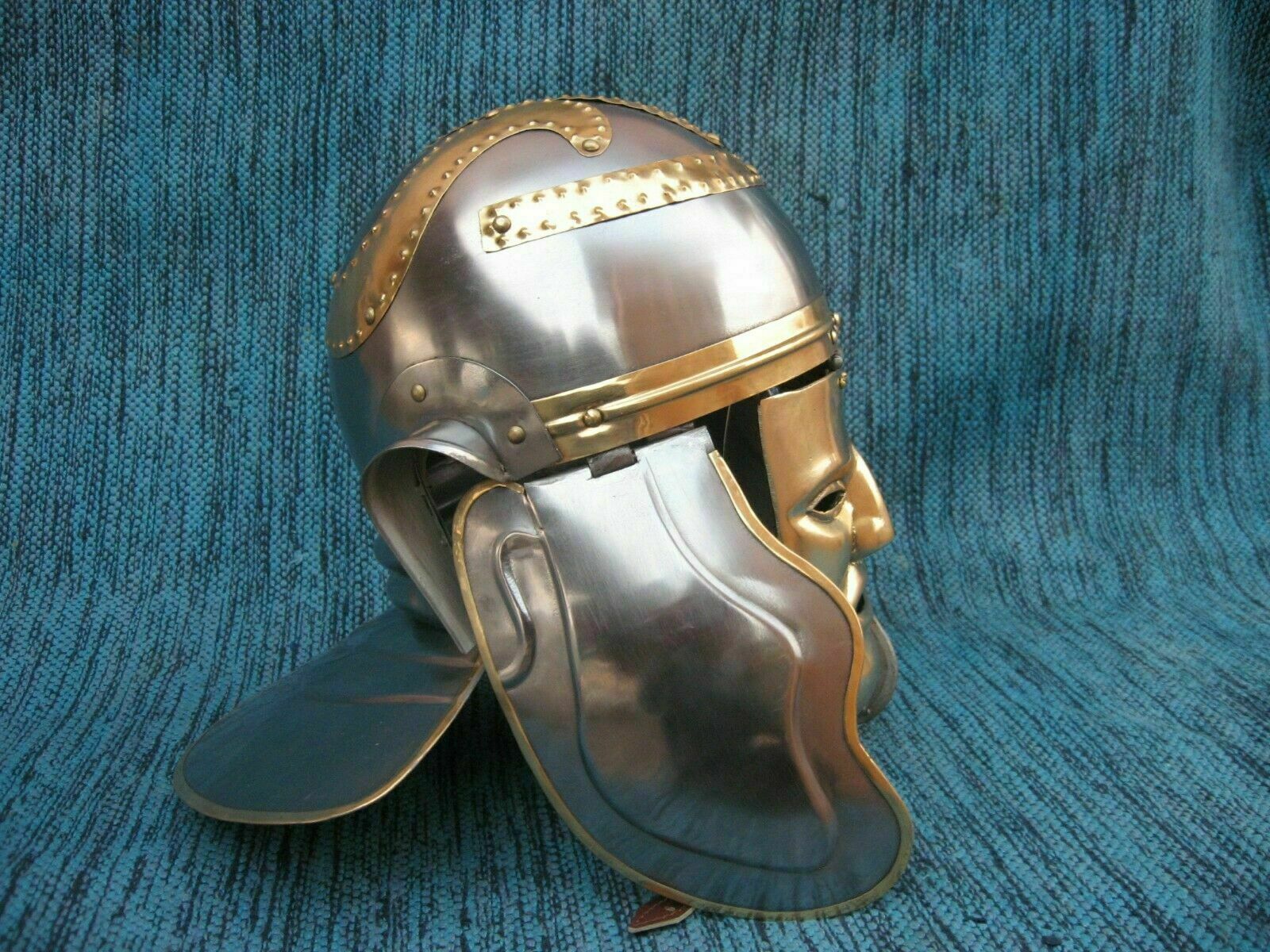Unique Medieval helmet Battle Ready 18 ga and 50 similar items