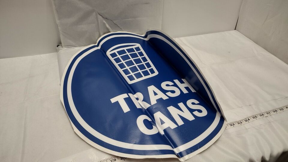 3M Scotchcal Film "Trash Cans" Anti-Slip Floor Decal Stickers - Round ...
