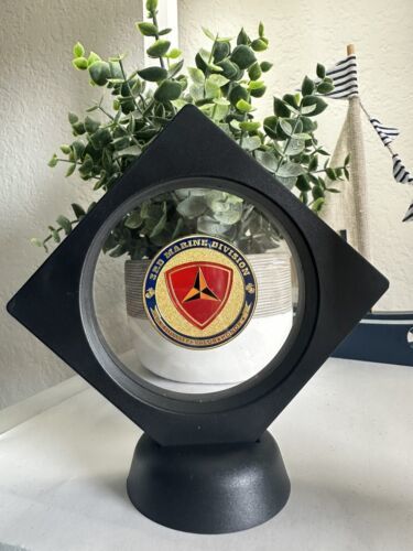 US MARINE CORPS - 3rd MARINE DIVISION Challenge Coin With 3D Display ...