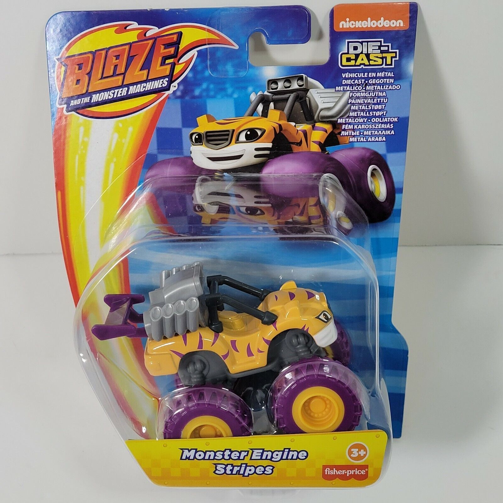 MONSTER ENGINE STRIPES Fisher Price Blaze and the Monster Machines NIP ...