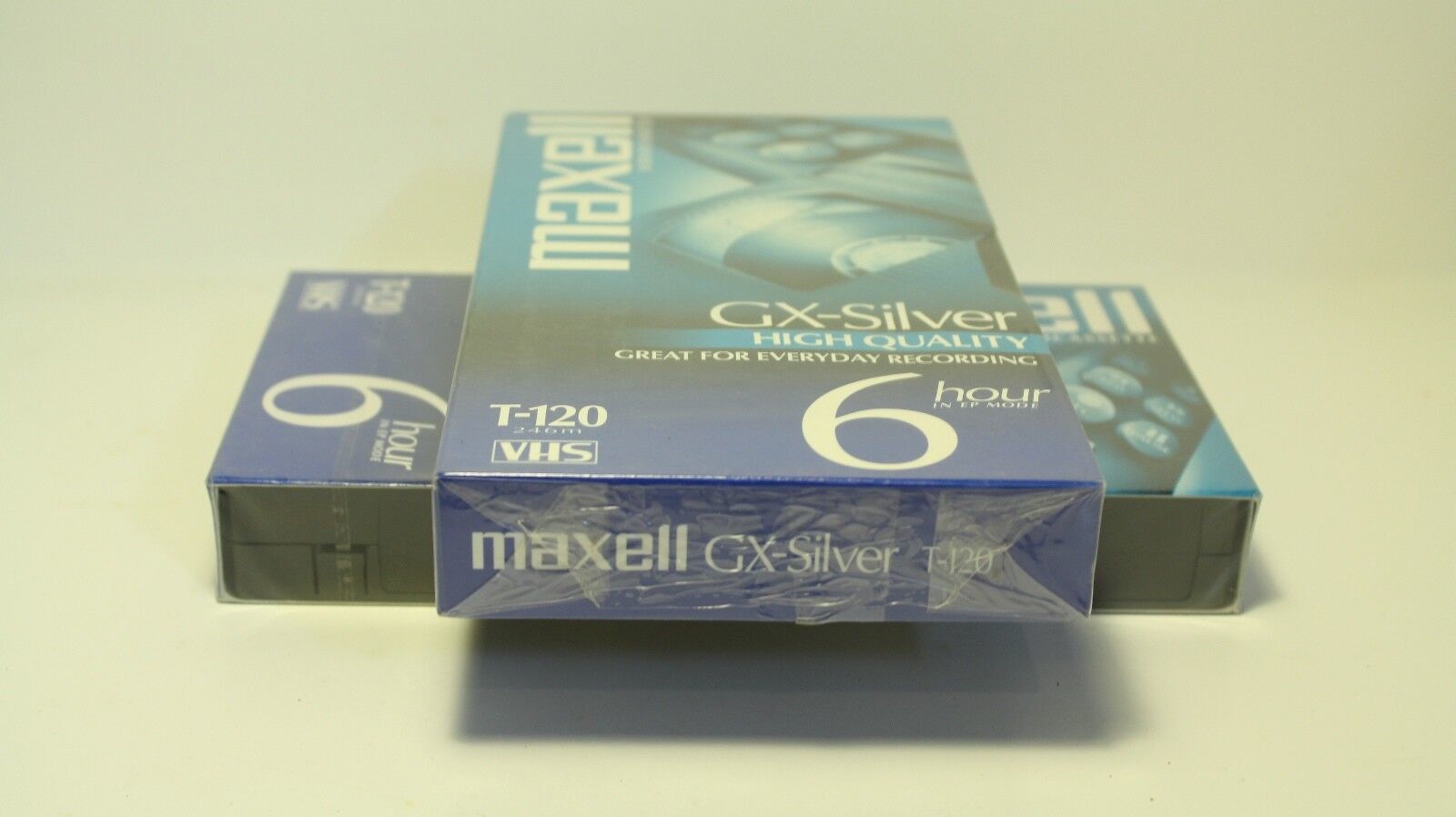 Maxell GX-Silver High Quality 6 Hour Blank VHS Tapes Lot of 2 Sealed ...