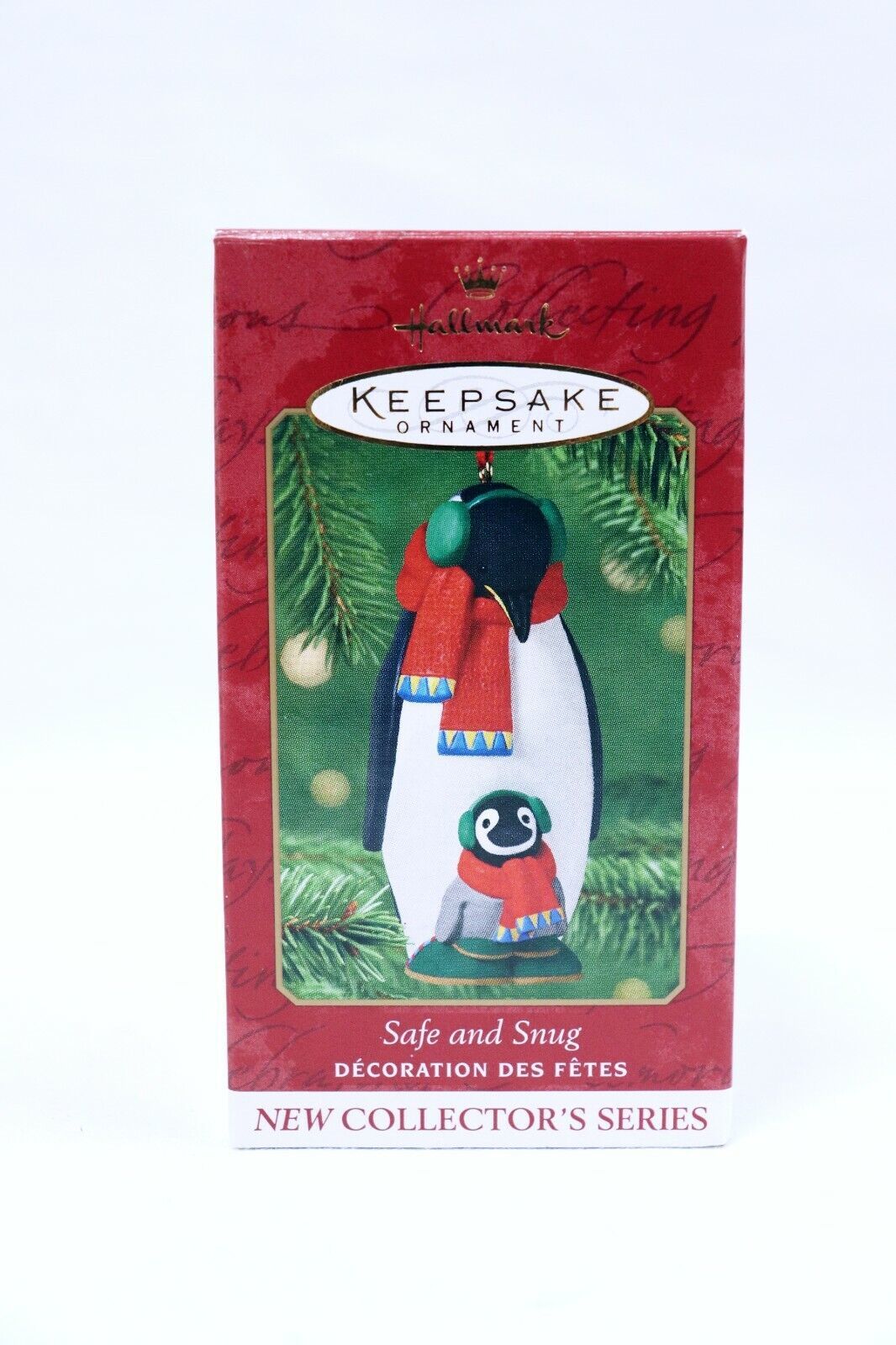 VINTAGE 2001 Hallmark Keepsake Christmas Ornament Safe and Snug Penguin ...