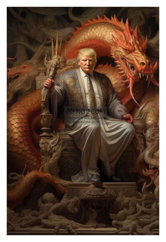 President Donald Trump As A Dragon Master and similar items