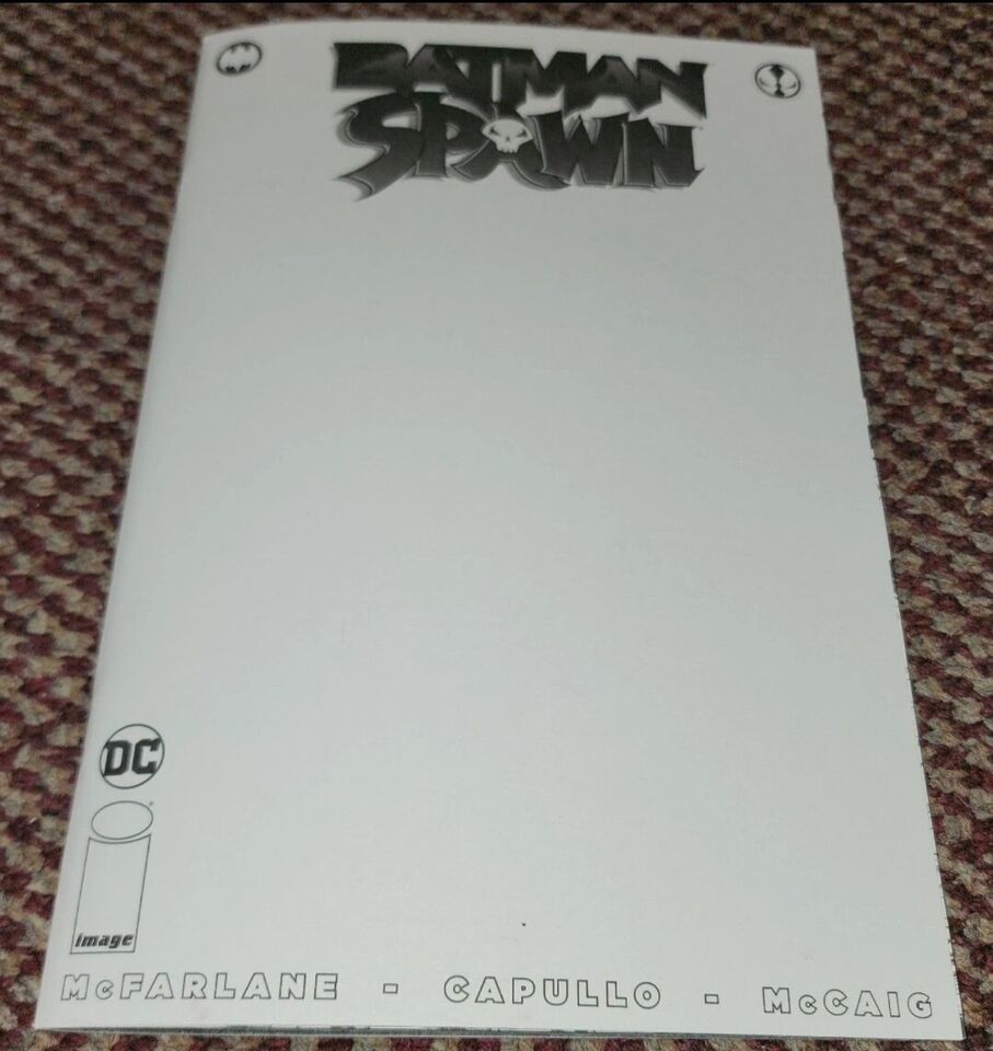 One Spawn Batman 1 NM MX 1:100 Variant La Mole Blank Sketch 2023 LE ...