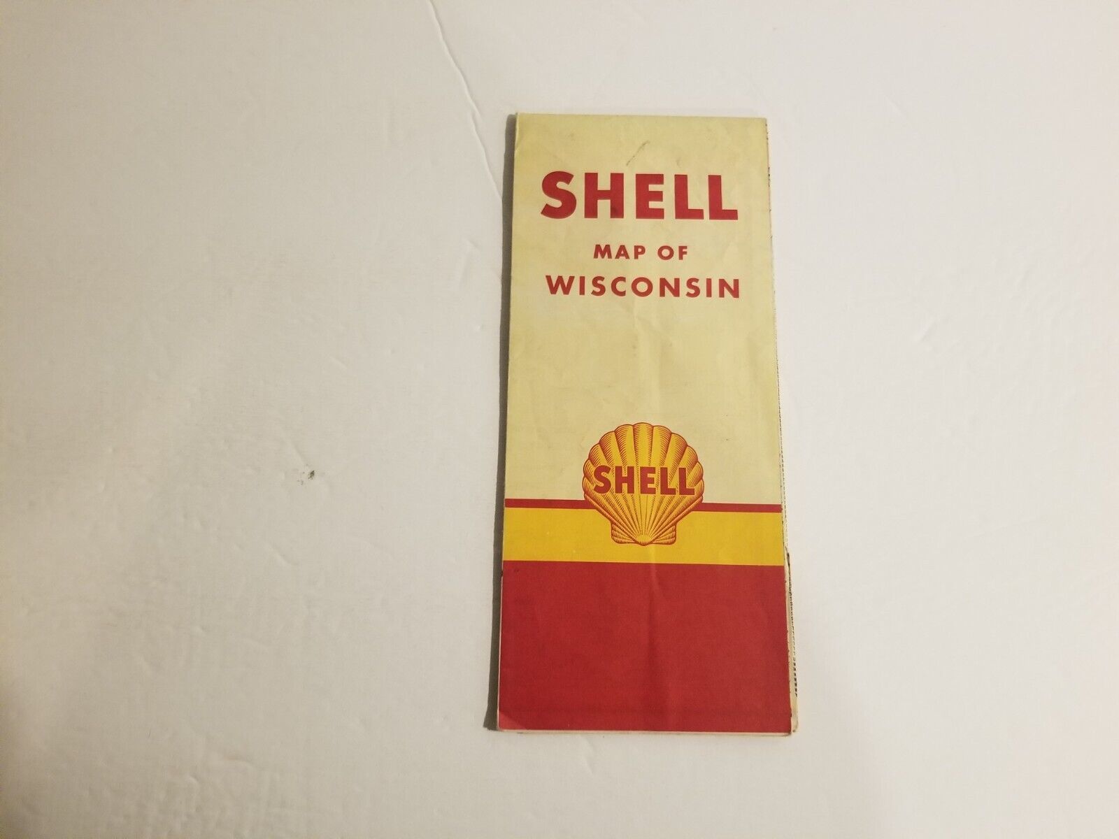 Vintage Map - Shell - Map Of Wisconsin - North America Maps