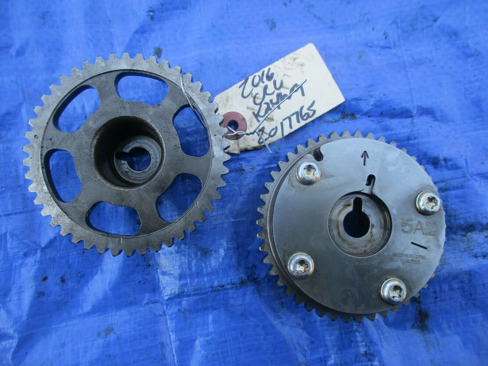 2016 Honda CRV K24W9 VTC camshaft cam gears set cam gear OEM 5A2 engine ...