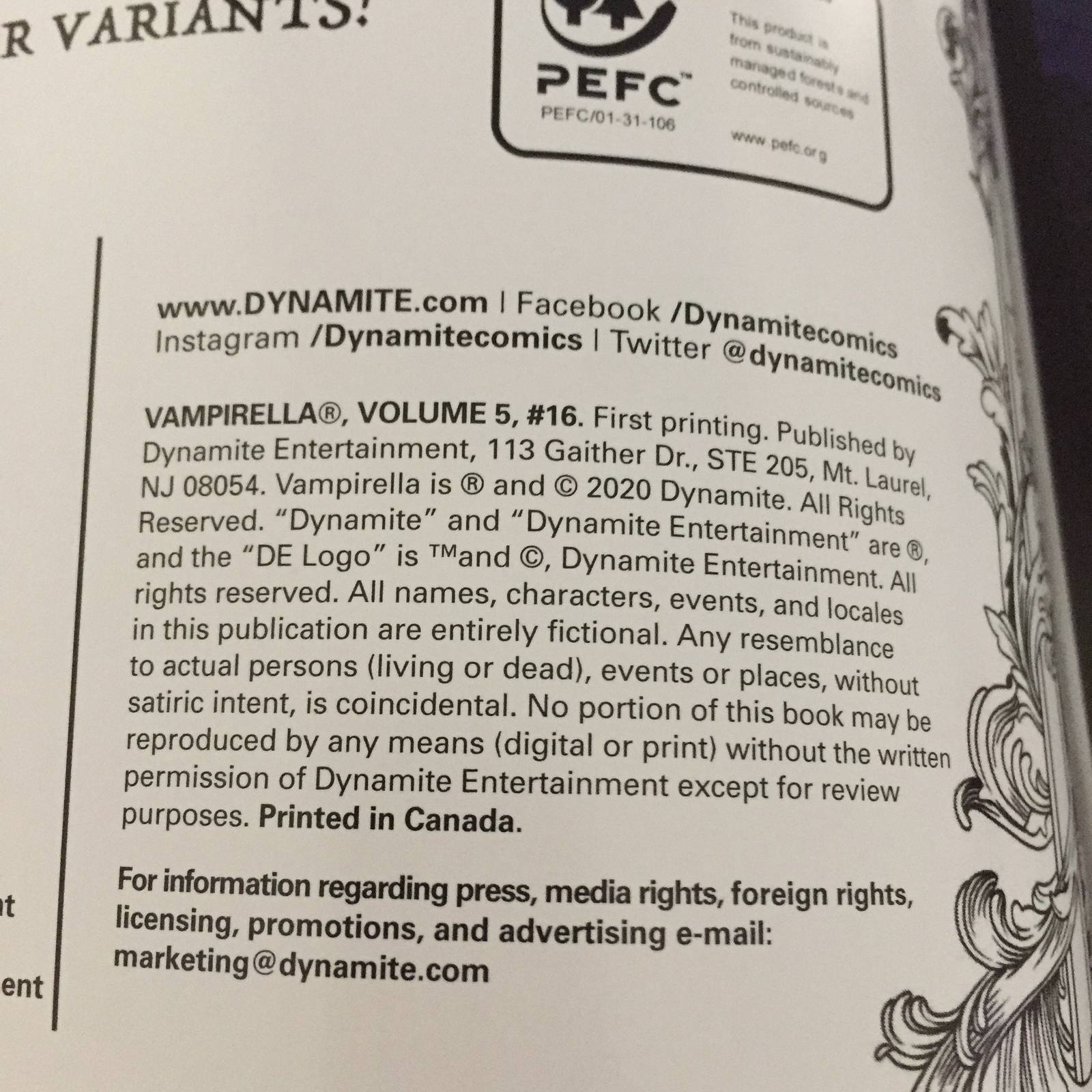 2020 Dynamite Comics Vampirella Nathan Szerdy After Szerdy Exclusive ...