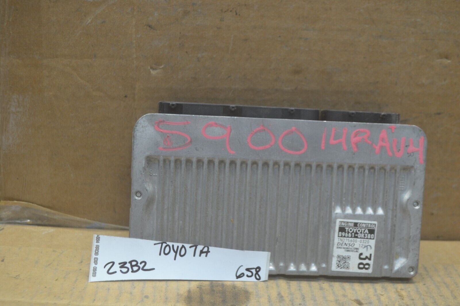 2014 Toyota RAV4 Engine Control Unit ECU 896610R380 Module 658-23B2 ...