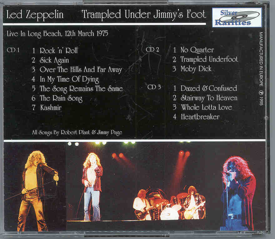 Led Zeppelin - Trampled Under Jimmy's Foot ( Silver Rarities ) ( 3 CD ...