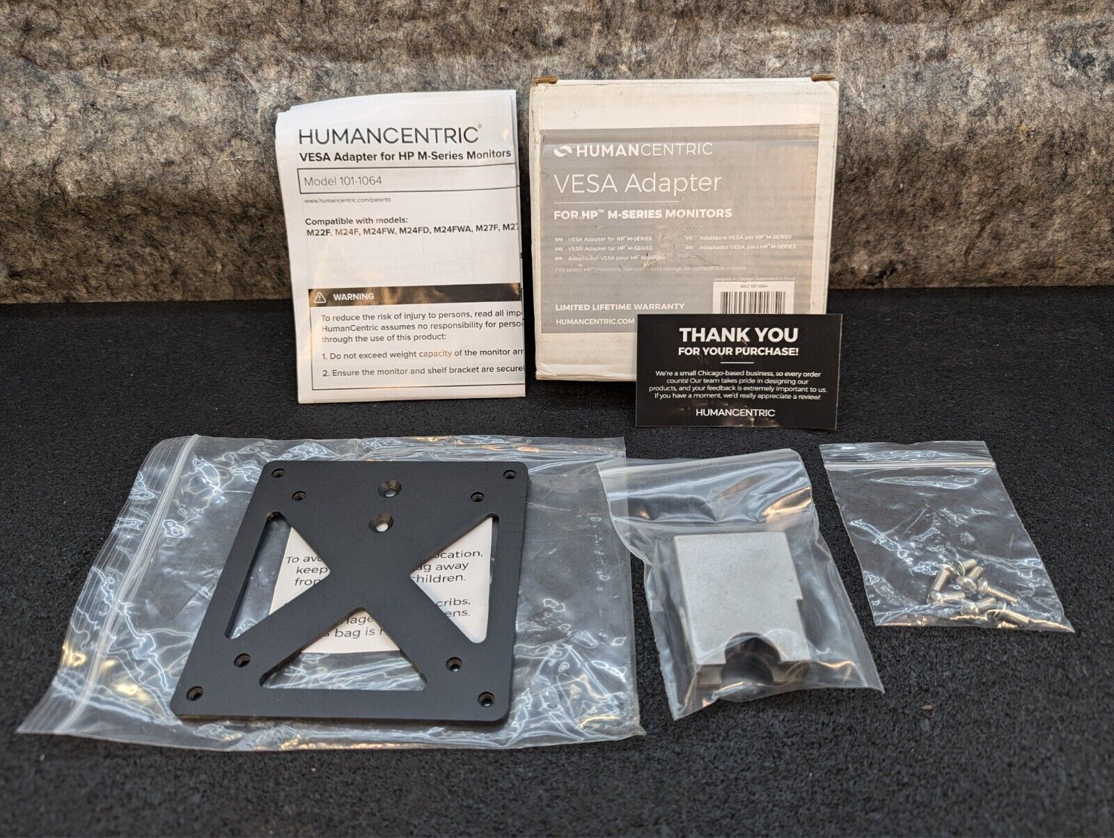 New HumanCentric VESA Mount Adapter Compatible HP M Series Monitors ...