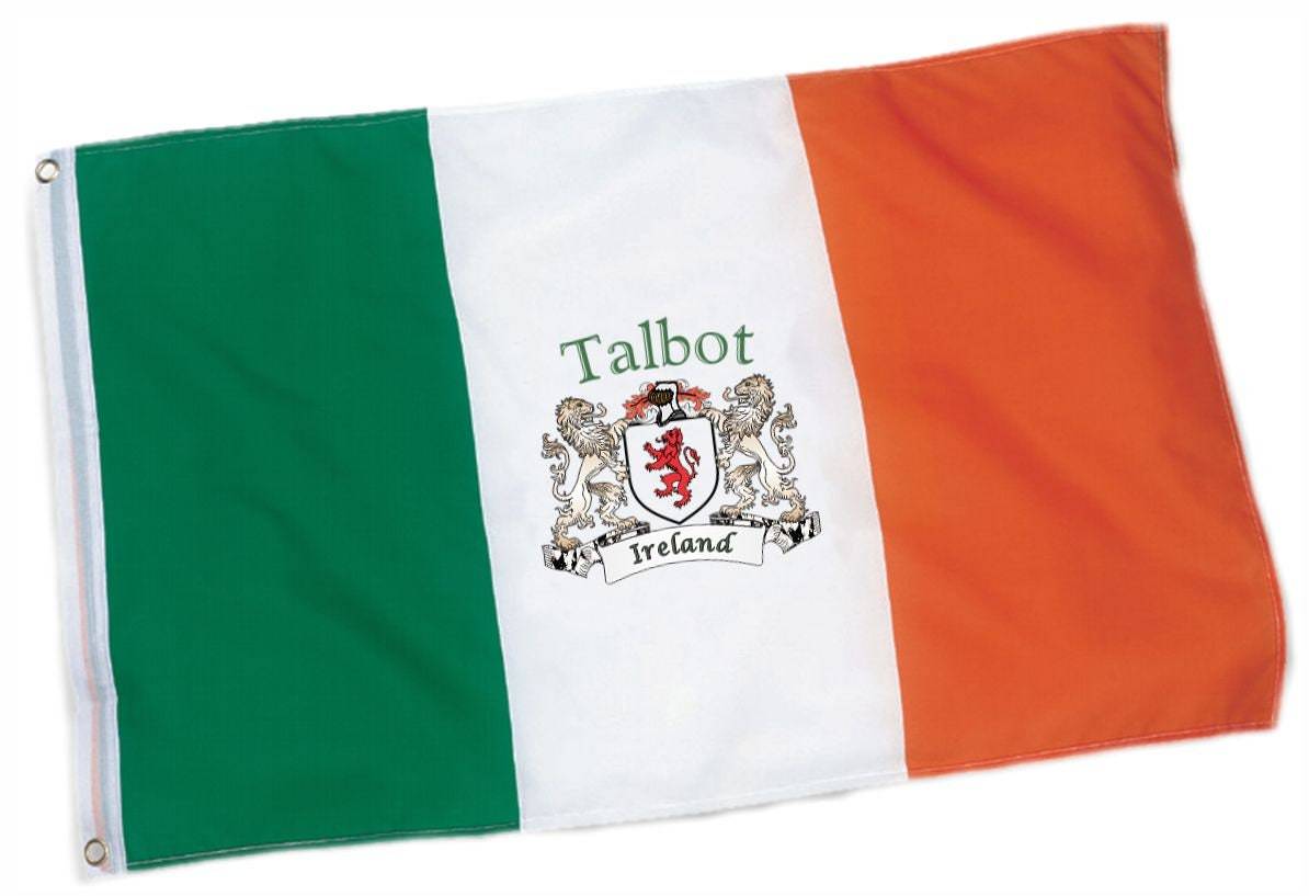 Talbot Irish Coat of Arms Flag - 3'x5' foot - Coat of Arms