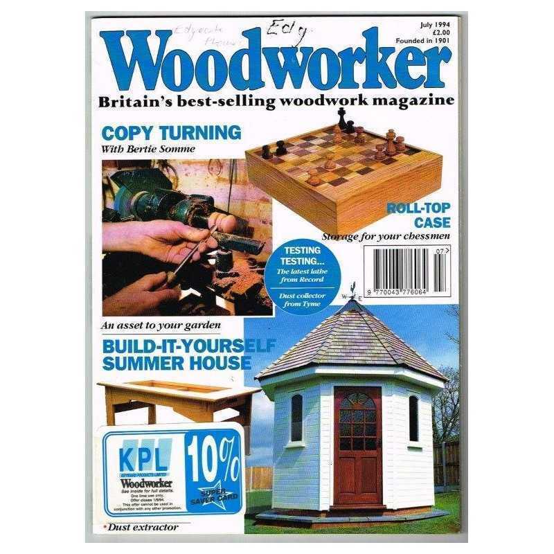 Woodworker Magazine July 1994 mbox3454/g Roll-Top Case Storage For Your ...