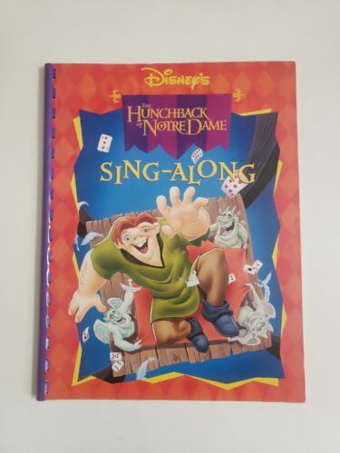 Disney's The Hunchback Of Notre Dame Sing-Along Book - Vintage 1996 ...