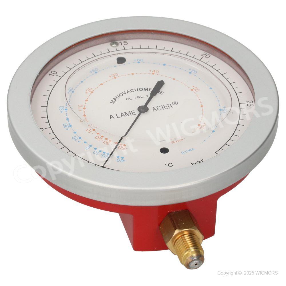 Manovacuometer Blondelle -1..30bar Fi 110 1/4" Class 1 oil RTD ...