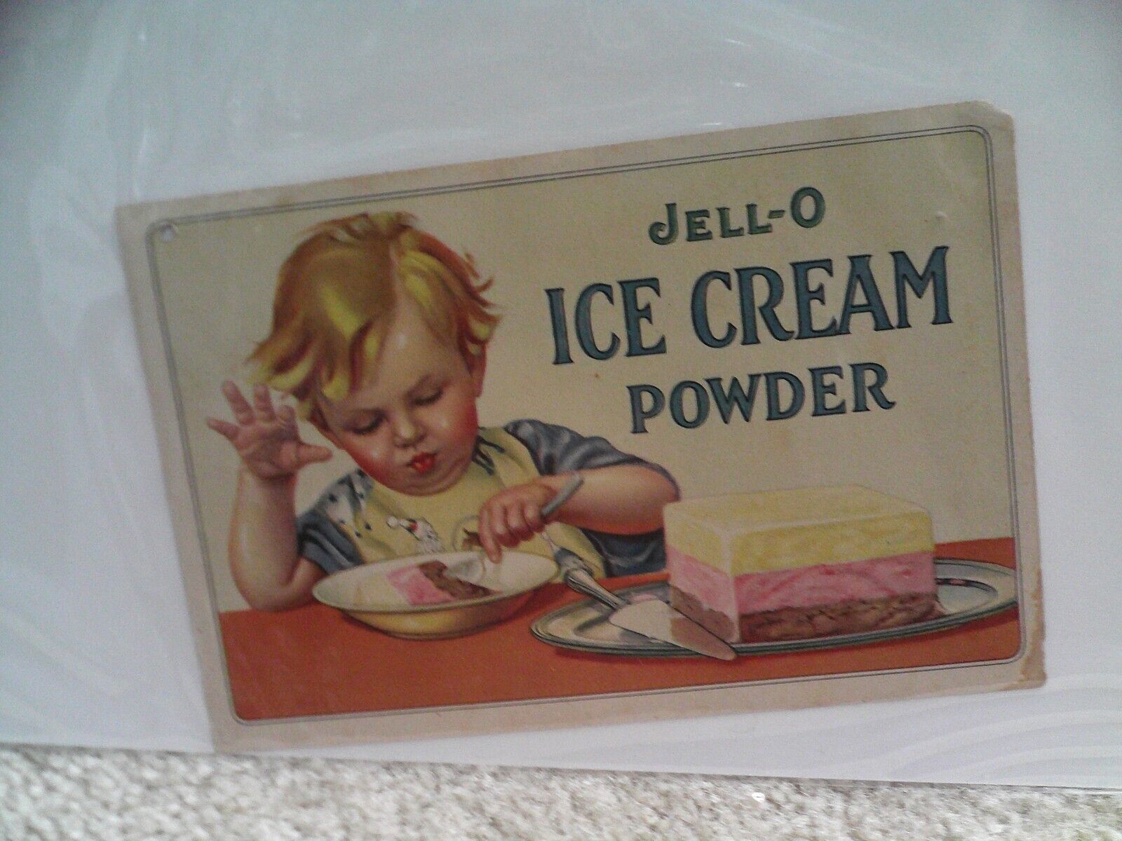 Vintage 1920s Booklet Jell-O Ice Cream Powder with Recipes - 1940-59