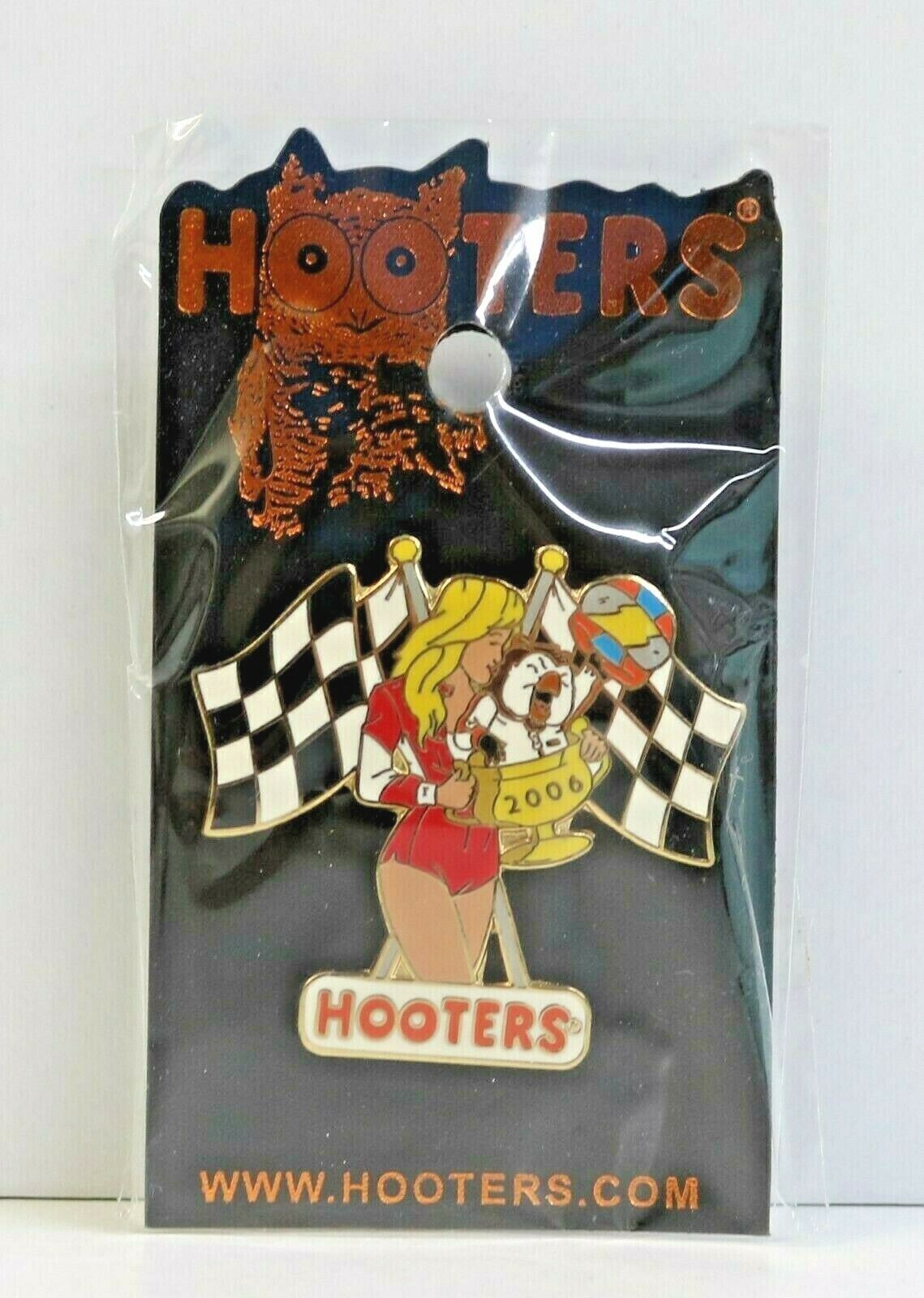 Hooters Girl Race Winner 2006 Checker Flag and 29 similar items