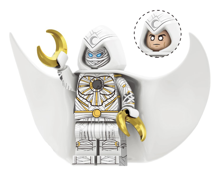 Gift Toy Moon Knight Cape Marvel Tv Show Season 2 Minifigure - LEGO (R) Minifigures